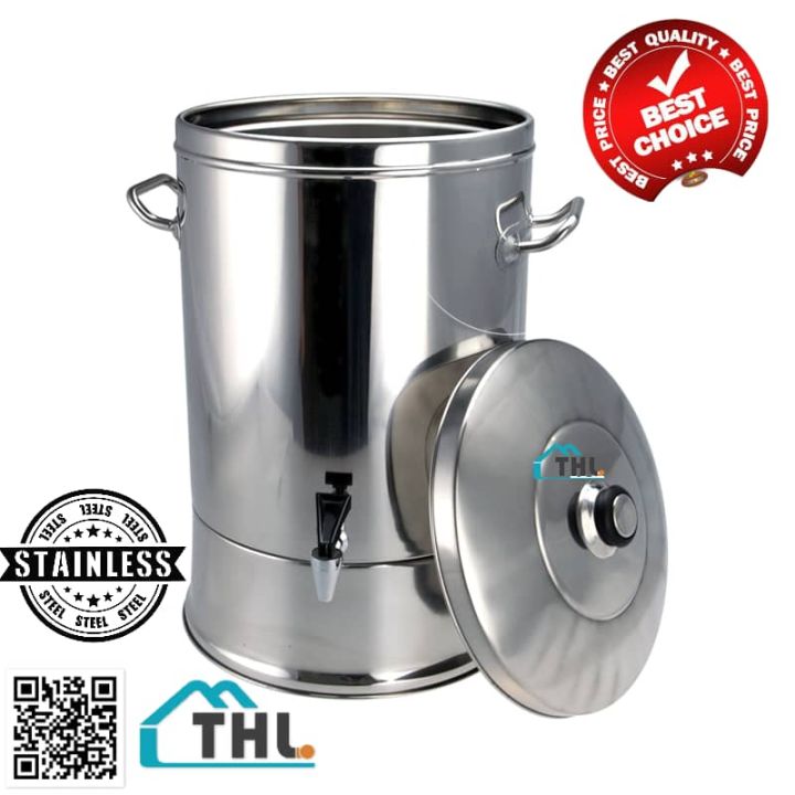 Stainless Steel tea bucket water tank with faucet herbal tea kettle ...