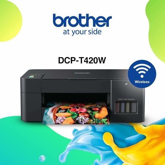 PRINTER BROTHER DCP-T420W WIFI / print-scan-copy / printer multi fungsi ...