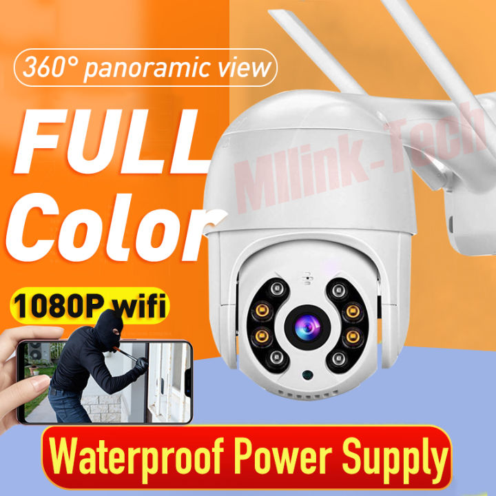 【360° panoramic view】1080P HD CCTV IP Camera Wifi Outdoor Night Vision ...