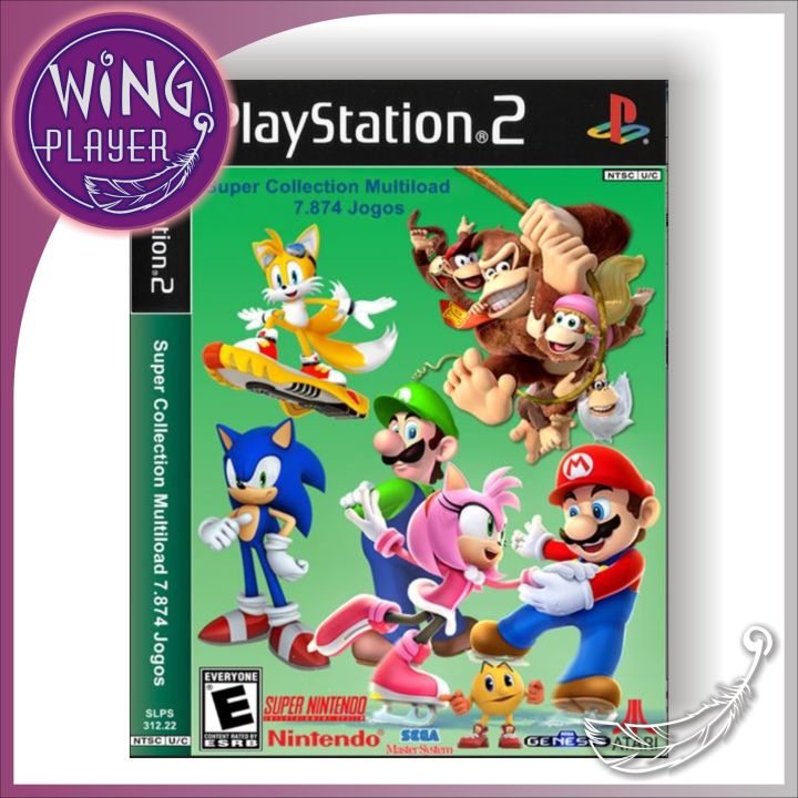 PS2 Game - Super Collection Multiload 7874 Games | Lazada