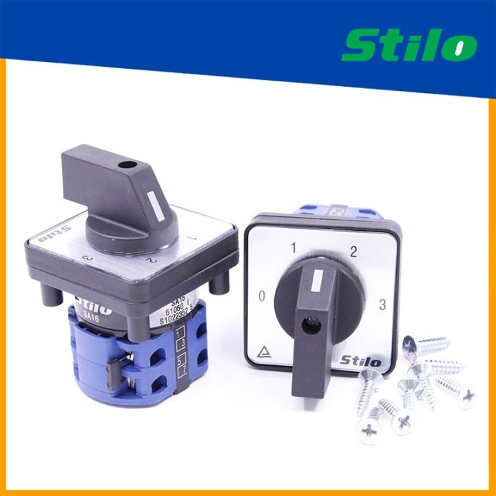 STILO 0.1.2.3 16A 1 POLE Selector Switch STILO ROTARY SWITCH STL ...