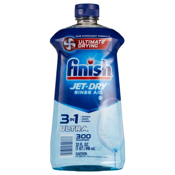 Finish Jet-Dry Ultra Rinse Aid Dishwasher Rinse Agent and Drying Agent ...