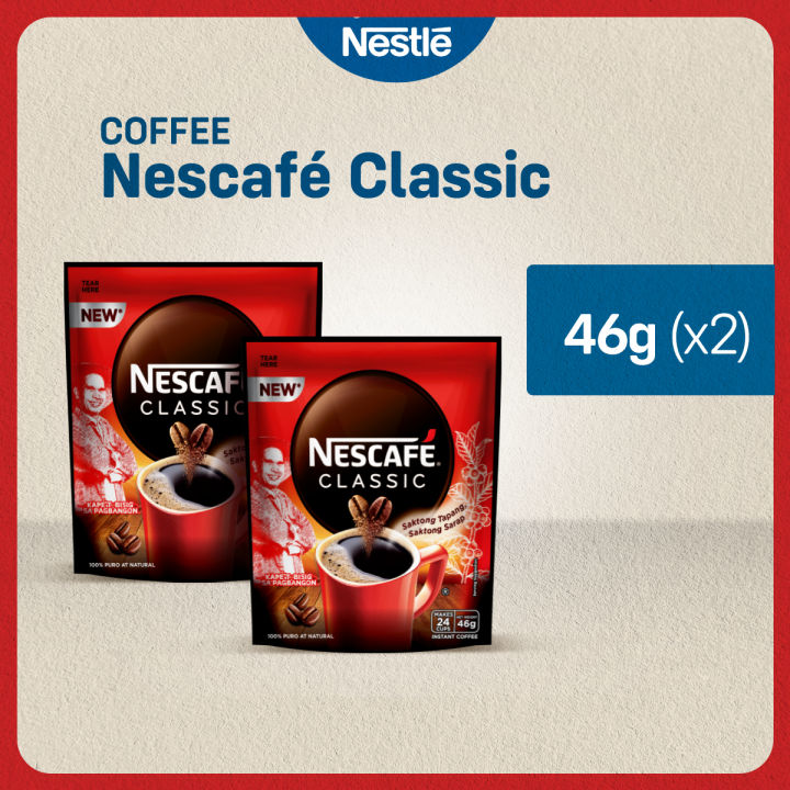 NESCAFÉ Classic Instant Coffee 46g - Pack of 2 | Lazada PH