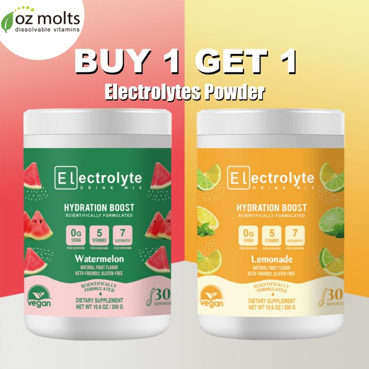 Ozmolts Electrolytes Powder Increase Energy Electrolyte Drink ...