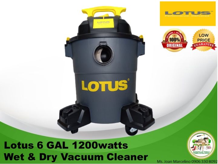 Lotus 6 GAL 1200watts Wet & Dry Vacuum Cleaner | Lazada PH