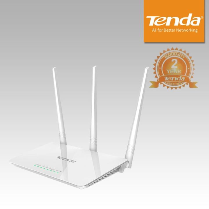 Tenda F3 Wireless Router 300Mbps 3 Antena | Lazada Indonesia