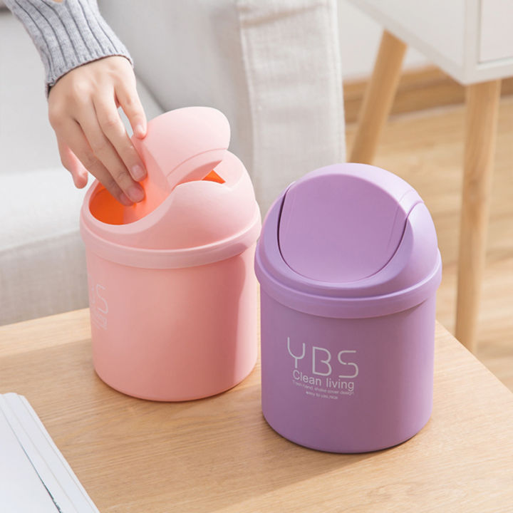 Table Trash Can Mini Small Waste Bins 🌸Ready Stock🌸 Desktop Garbage ...
