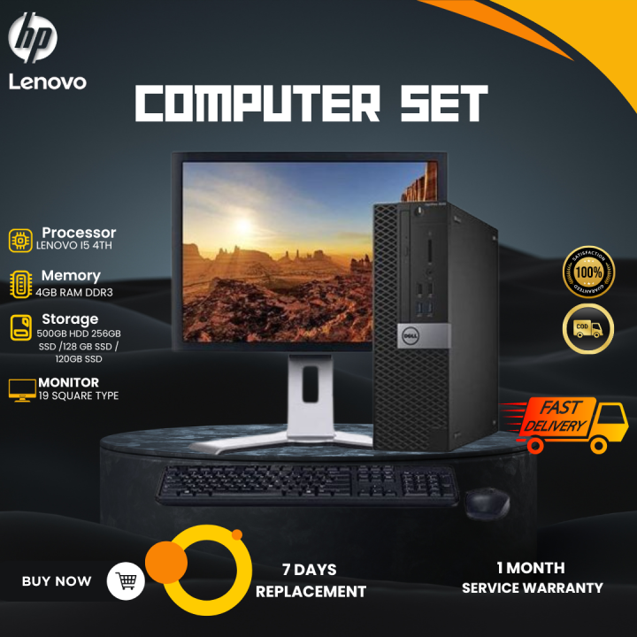 INTEL CORE I5 3RD GEN 4TH GEN 5TH GEN COMPUTER FULL SET REFURBISHED ...