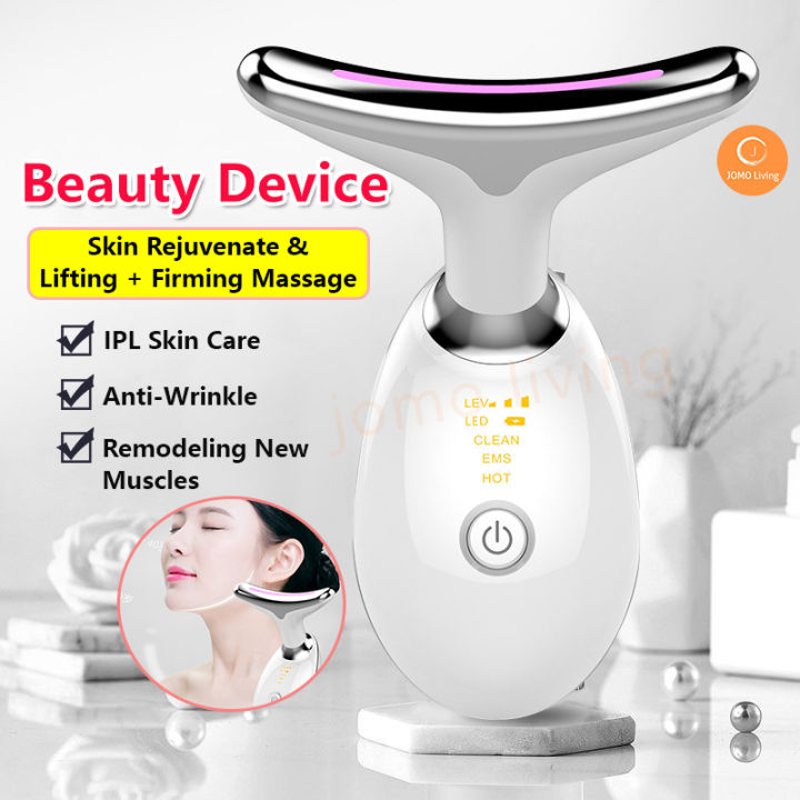 💖Chirstmas Gift💖 Neck Massager Beauty Device Reduce Double Chin Remove ...