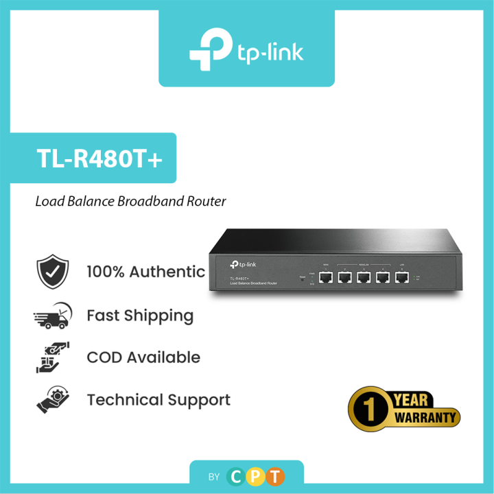 TP-Link | TL-R480T+ | Desktop | Rackmount | Load Balance | Broadband ...