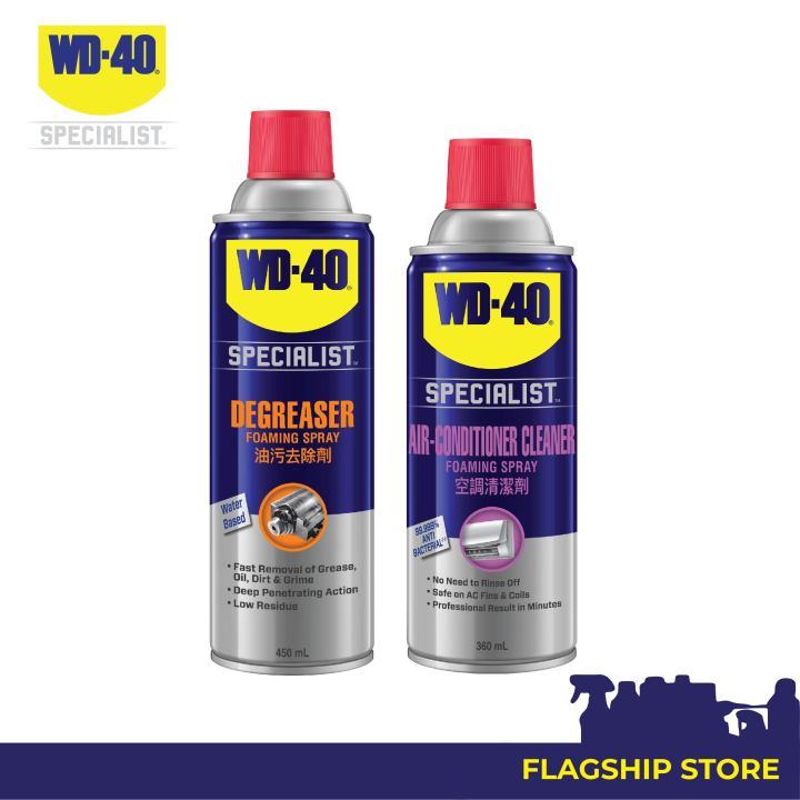 WD-40 Specialist Air Conditioner Cleaner 360ml + WD-40 Specialist ...