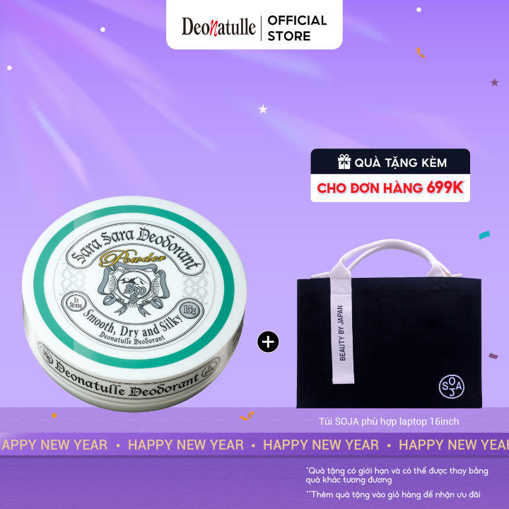 Bột Khử Mùi Đá Khoáng Kháng Khuẩn Toàn Thân Deonatulle Sara Sara ...