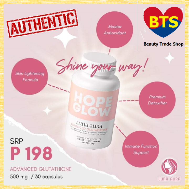 LUNA AURA Hope Glow Advanced Glutathione | Lazada PH
