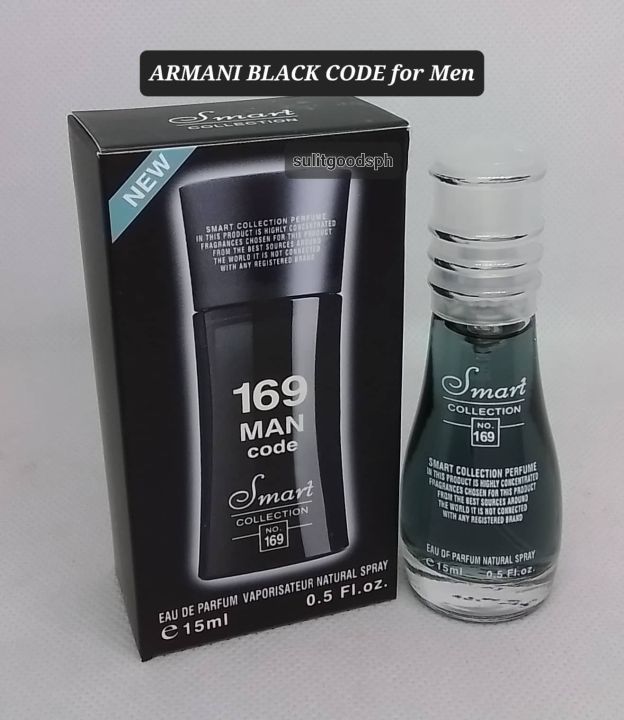 SMART COLLECTION PERFUME NO. 169 FOR MEN 15 ML EDP | Lazada PH