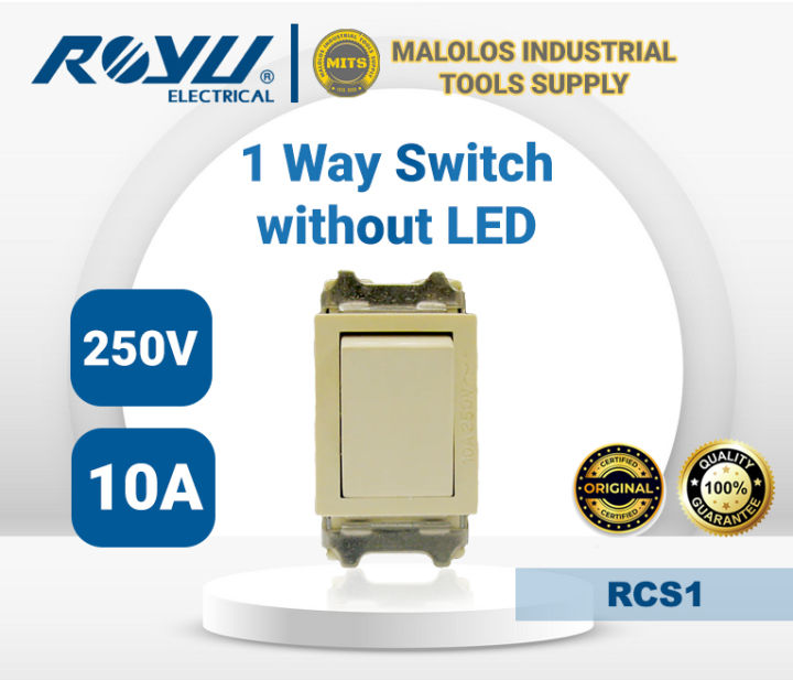 ROYU Classic Series 1 and 3 Way Switch 250V 10A | Lazada PH