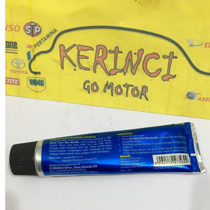 KIT MOTOR PASTE WAX METALLIC - PENGKILAP MOTOR PASTE WAX METALLIC KIT ...