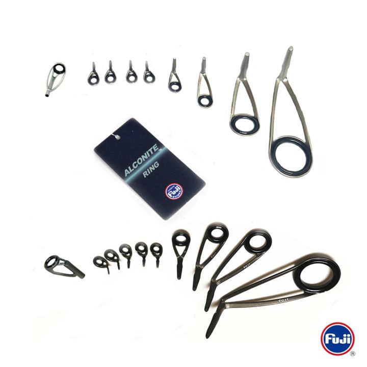 Original Fuji Guide set KL-L M H Alconite Ring Stainless Steel Frame ...