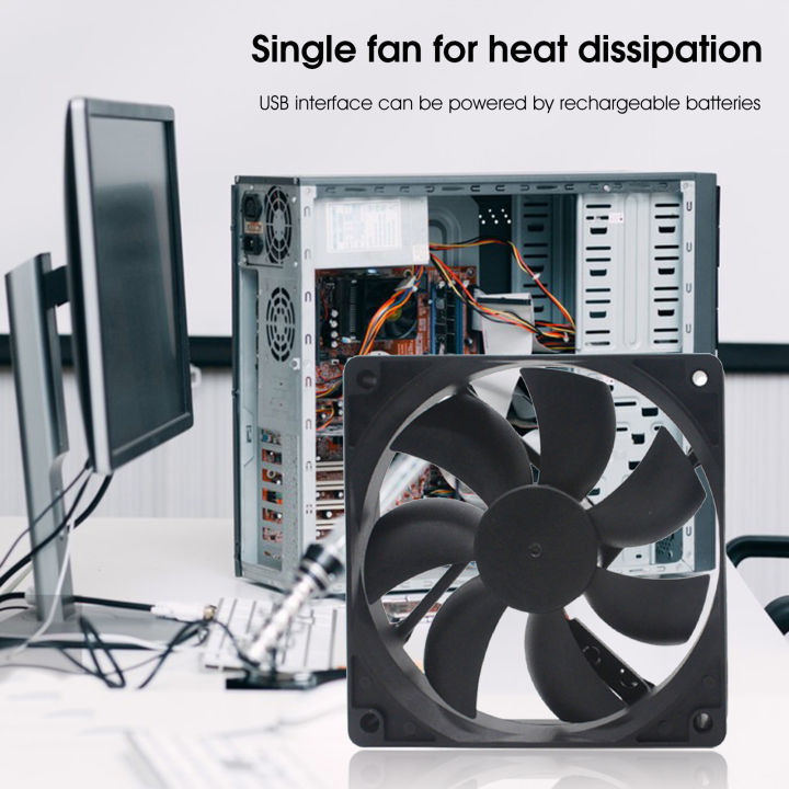 12025 Computer Case Cooling Fan Low Noise Professional Universal Sturdy ...