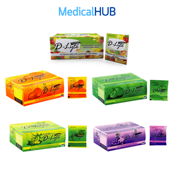 D-Lyte Complex เครื่องดื่มเกลือแร่ ชนิดผง สำหรับ นักกีฬา ผู้ที่ ...