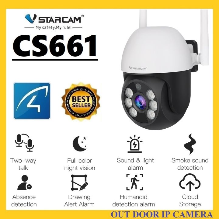 VSTARCAM CS661 SUPER HD 1296P 3.0Megapixel WiFi MiNi Dome iP Camera กล้องวงจรปิดไร้สาย ไวไฟ ...