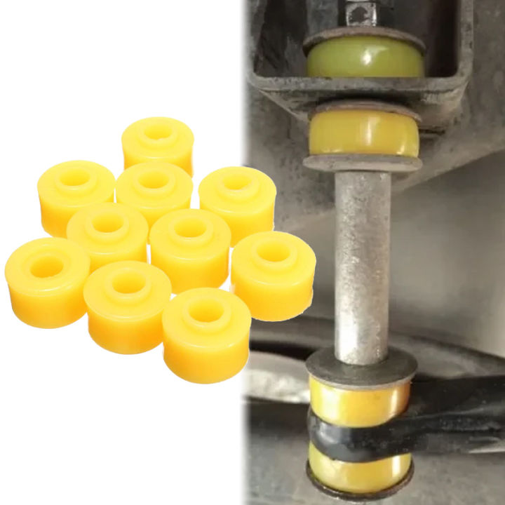10 Pcs Yellow Vehicle Car Rubber Shock Absorber Bushings For Hilux ...