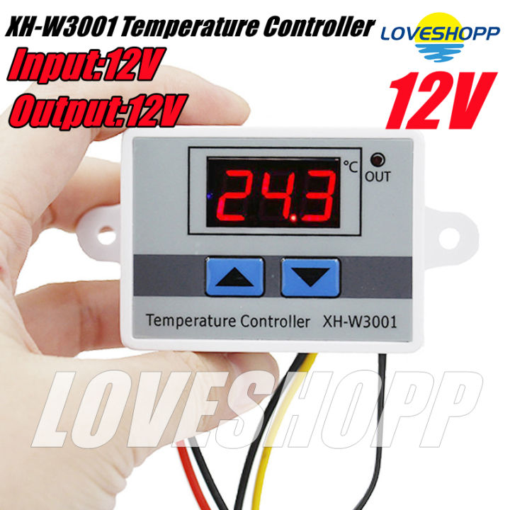 🔥DC 12V🔥Digital LED Temperature Controller Module, XH-W3001 Thermostat ...