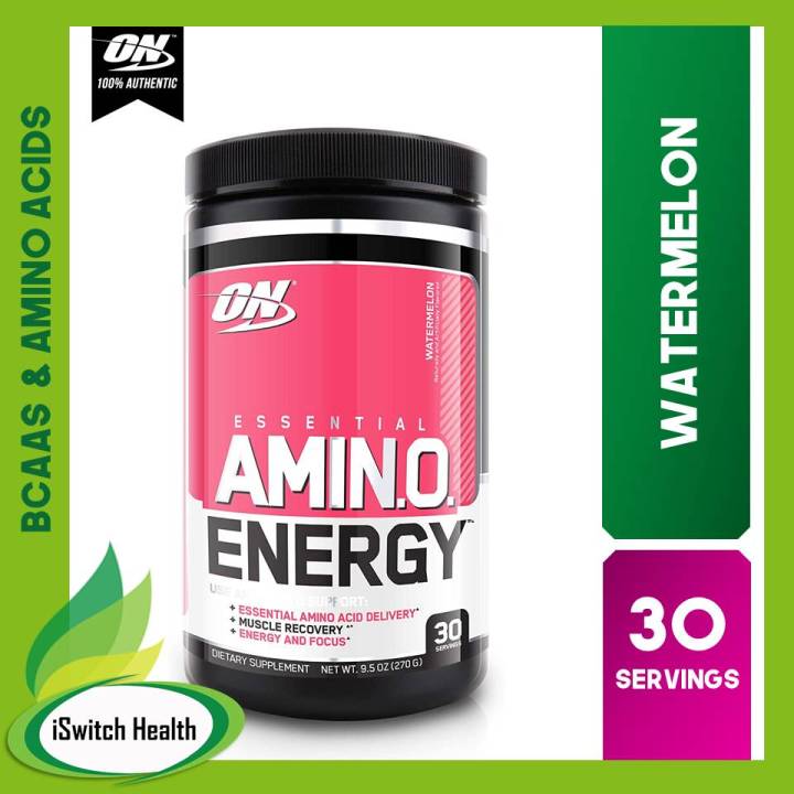 Optimum Nutrition Amino Energy - 30 Servings Watermelon | Amino Acid ...