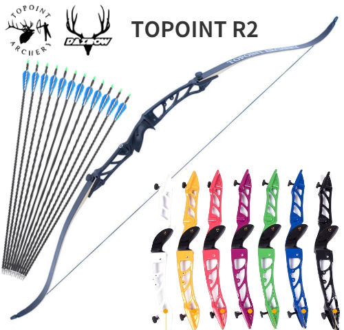 TOPOINT R2 18-38lbs 68inch Recurve Bow Takedown Bow Target Shooting RH ...