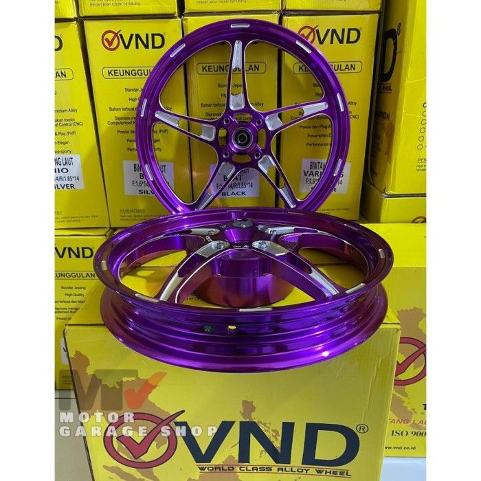 Velg Vnd Model Bintang Laut Ring 14 Uk 160X14 185X14 Velg Motor Vario ...