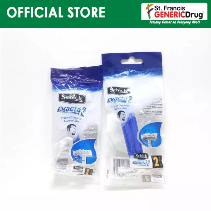 Schick® Exacta™ 2 Razor (Blue) | Lazada PH
