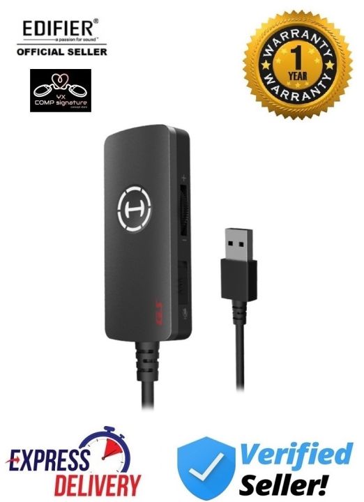 Edifier GS02 Professional Gaming USB 7.1 Virtual Surrounding External ...