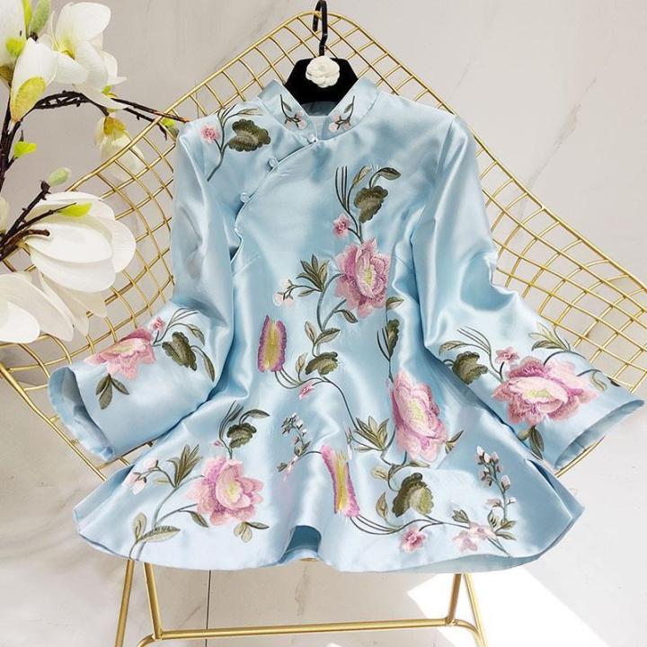 Jodie 2024 Chinese Style Women Spring and Autumn New Modified Long ...