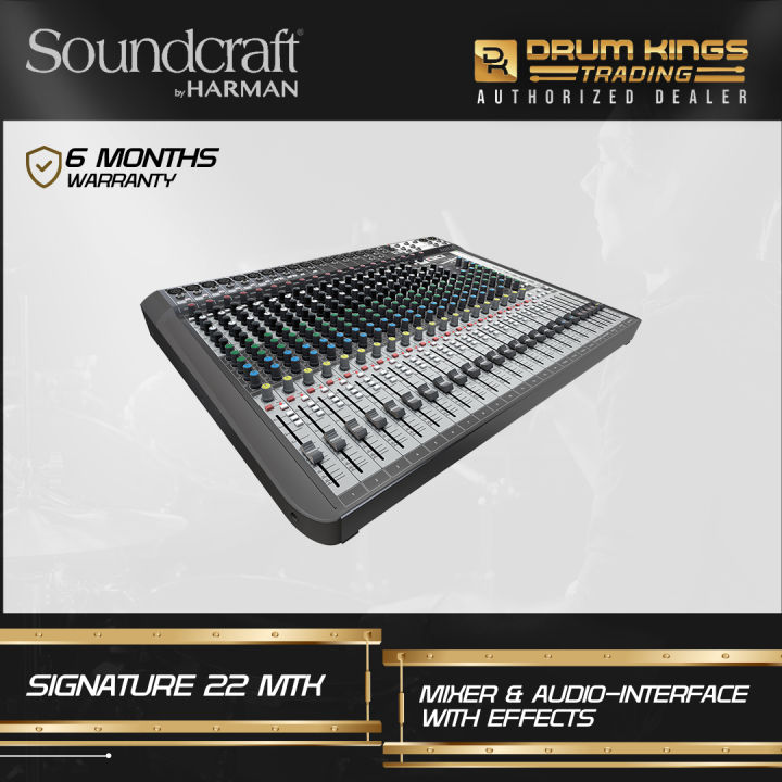 Soundcraft Signature 22 MTK 22-Input Professional Audio Mixer | Lazada PH