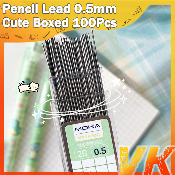 VK 100pcs/set Cute Japanese Pencil Lead School Supplies Mechanical Pencils Automatic Pencil ...