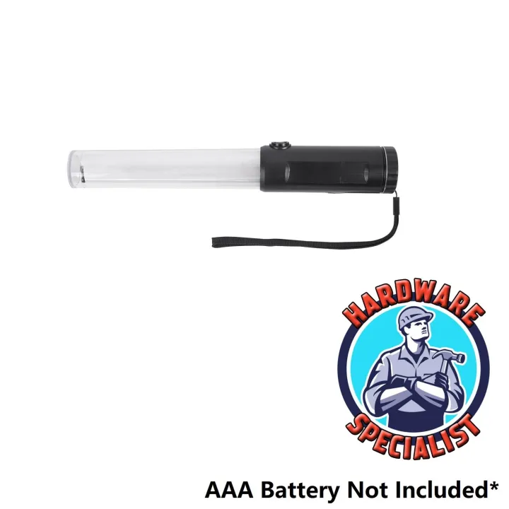 Magnetic Traffic Flashing LED Light Control Wand / Traffic Safety Baton ...