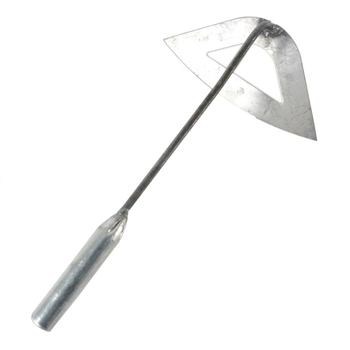 Steel Hardened Hollow Hoe Handheld Weeding Rake Planting Vegetable Farm ...