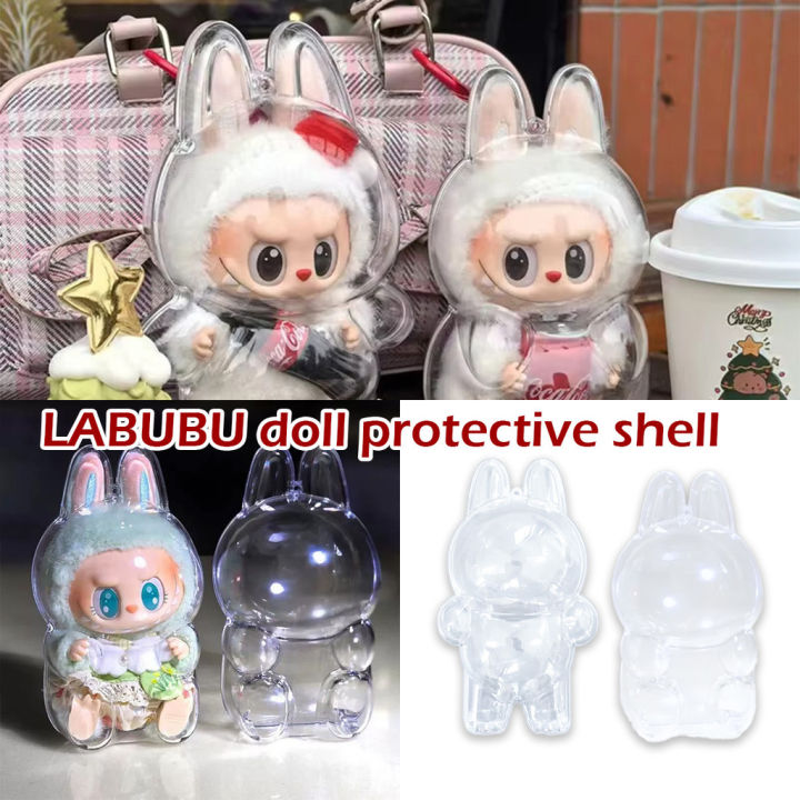 Labubu case acrylic casing labubu V1 & V2 protector labubu Casing ...