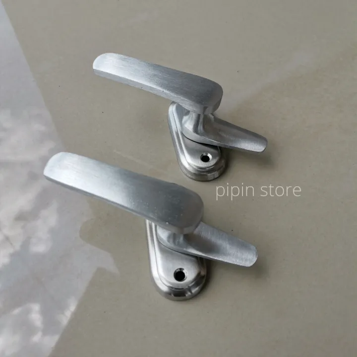 Rambuncis Handle Kunci Jendela Kayu Stainless Aluminium Slot Grendel ...