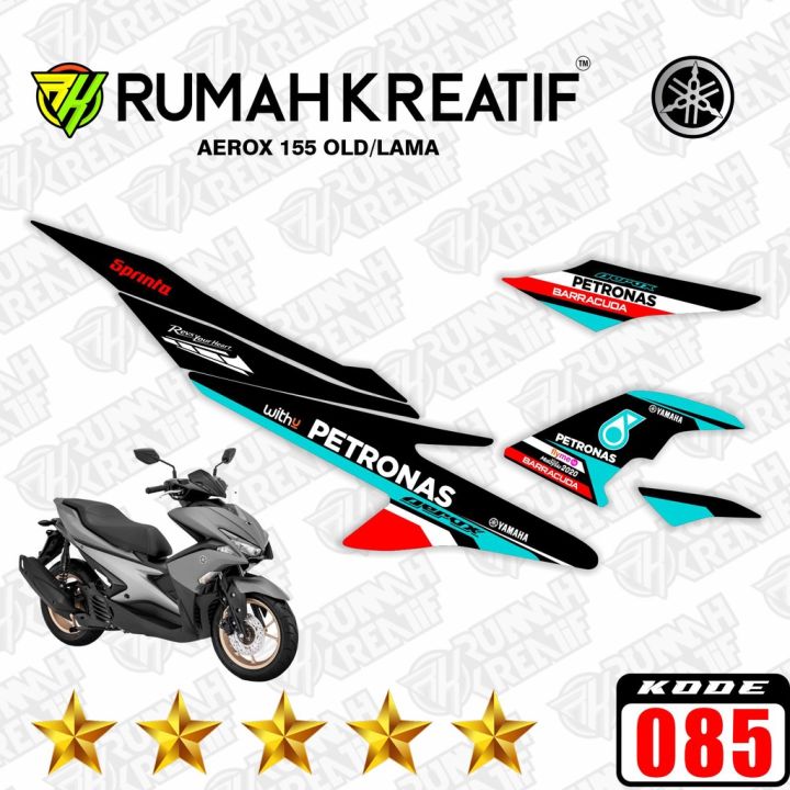 Stiker Striping Fullbody Variasi Yamaha AEROX 155 2016-2020 / Aerox 155 ...