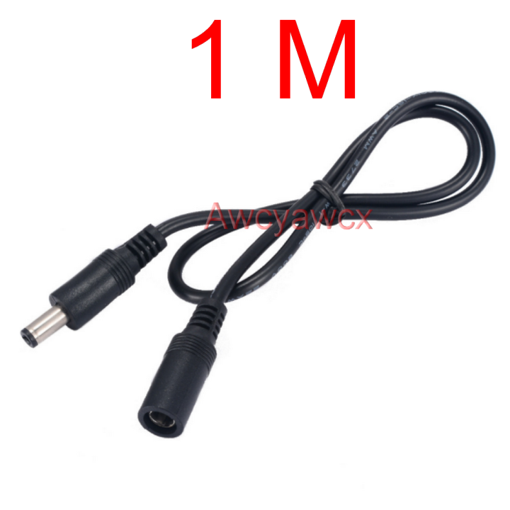 5.5mm 2.1mm Power Charger AC 100V-240V DC 5V 6V 9V 12V Extension Cable 1M 100cm CCTV LCD LED ...