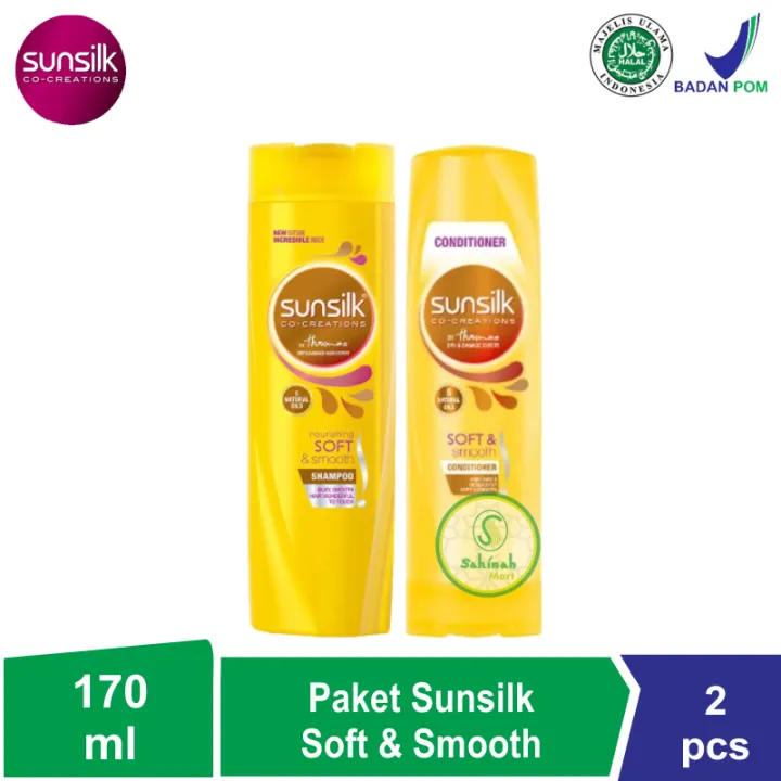 Sunsilk Shampo & Conditioner Soft And Smooth 170ml | Lazada Indonesia