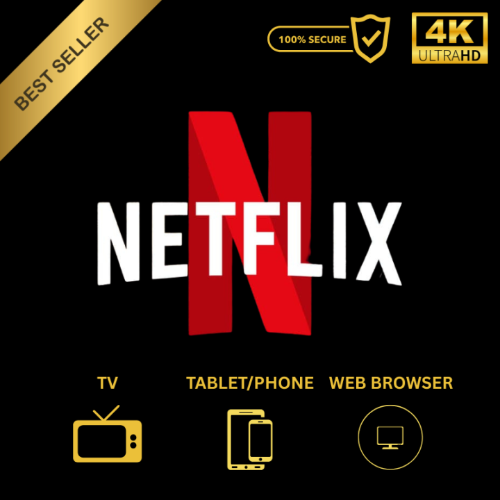 Netflix Premium 4K Subscription | TV Version| Stable Netflix Account ...