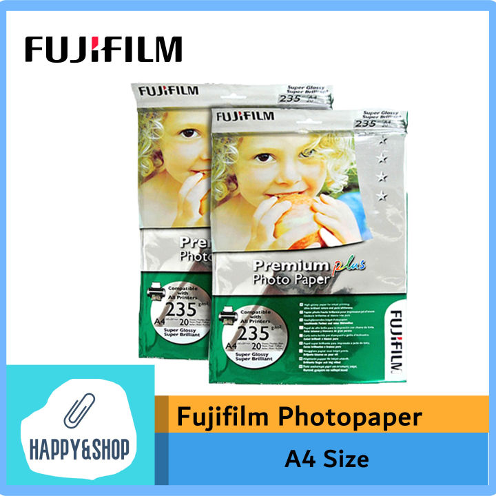 FujiFilm A4 Photo Paper Linen, Satin, Rough Satin, RC Glossy | Lazada PH