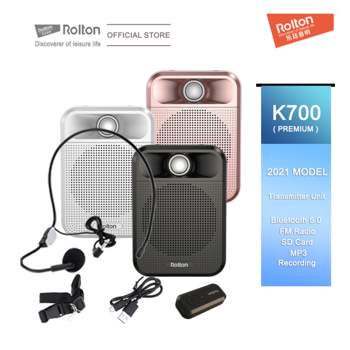 Rolton K700 (PREMIUM) Edition Voice Amplifier Speaker with Wired ...