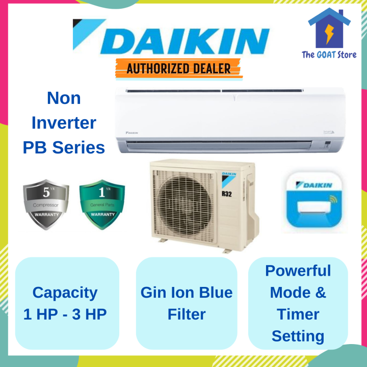 [Delivery in Klang Valley] Daikin Wall Mounted Air Conditioner 1HP/1.5HP/2HP/2.5HP/3HP with ...