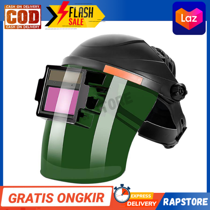 Helm Las Automatic Variable Light Welding Mask Cap Arc Shield Soldering ...