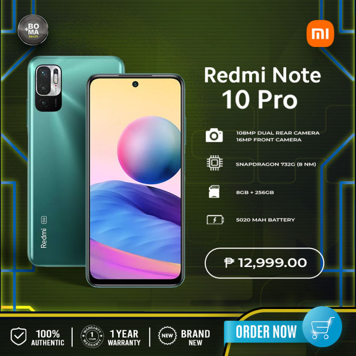 Xiaomi Redmi Note 10 Pro 6Gb+128Gb | 8Gb+256Gb | 8Gb+256Gb | Lazada PH