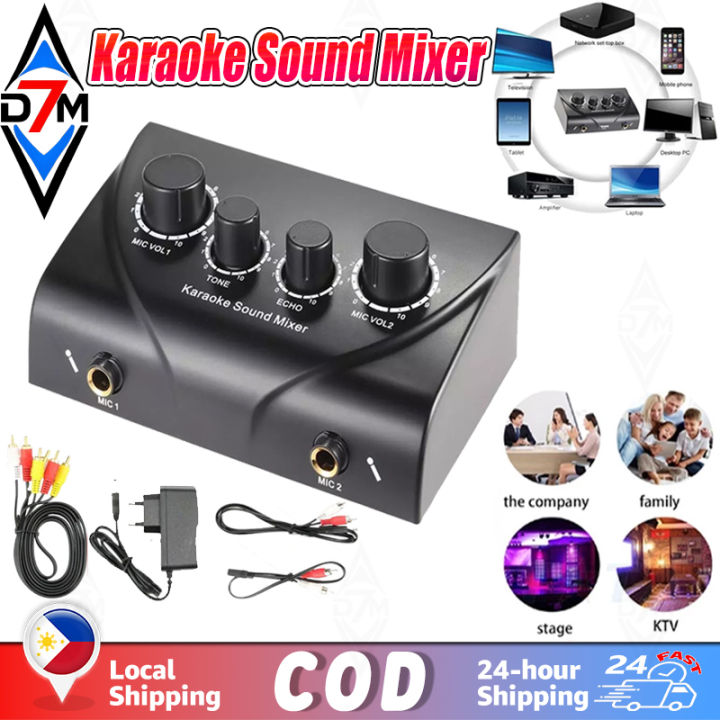Mini Digital Karaoke Sound Mixer Professional Audio System Machine ...