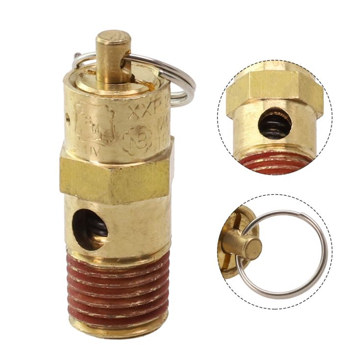 Toolstar 1/4" NPT 150 PSI Air Compressor Safety Relief Pressure Valve ...