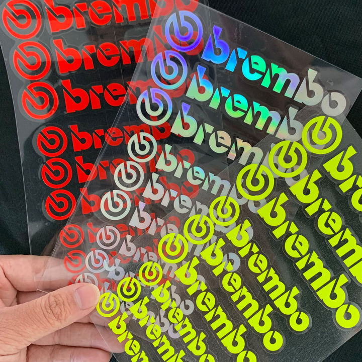 Brembo AP Racing Caliper สติกเกอร์สะท้อนแสงเหมาะสำหรับรถยนต์และรถ ...